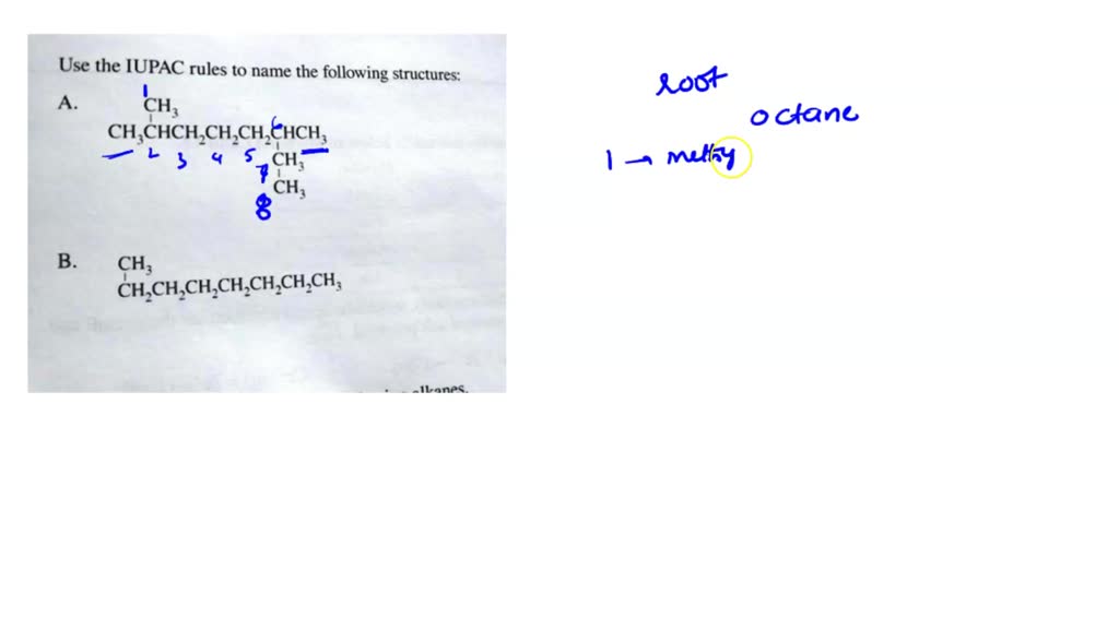 SOLVED: Determine the IUPAC name for each ofthe following structures CH; CH; OH CH;CHCH,CHCOOH ...