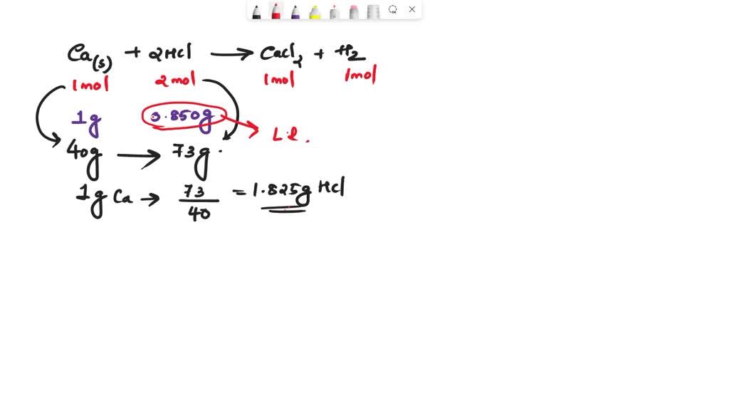 SOLVED: For the following reaction; 5.76 grams of calcium hydroxide are ...