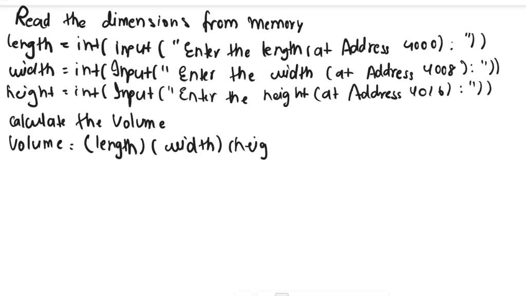 VIDEO solution: 12.8 LAB: Volume of a rectangular box - lw/sw Given the ...