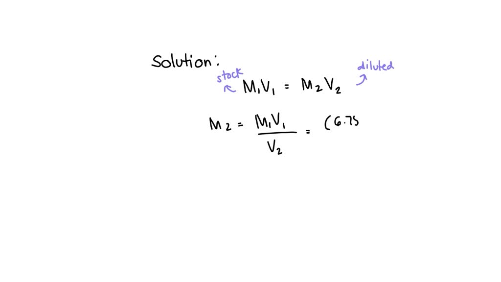 SOLVED: A student needs to dilute a 0.40 M Pb(NO3)2 solution to make 69.0 mL of 0.20 M Pb(NO3)2 ...