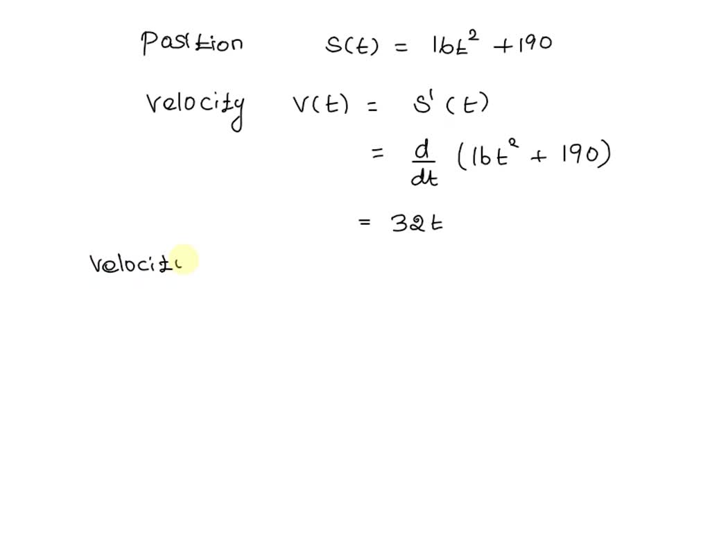 SOLVED: If an object is dropped from a 190-foot-high building, its ...