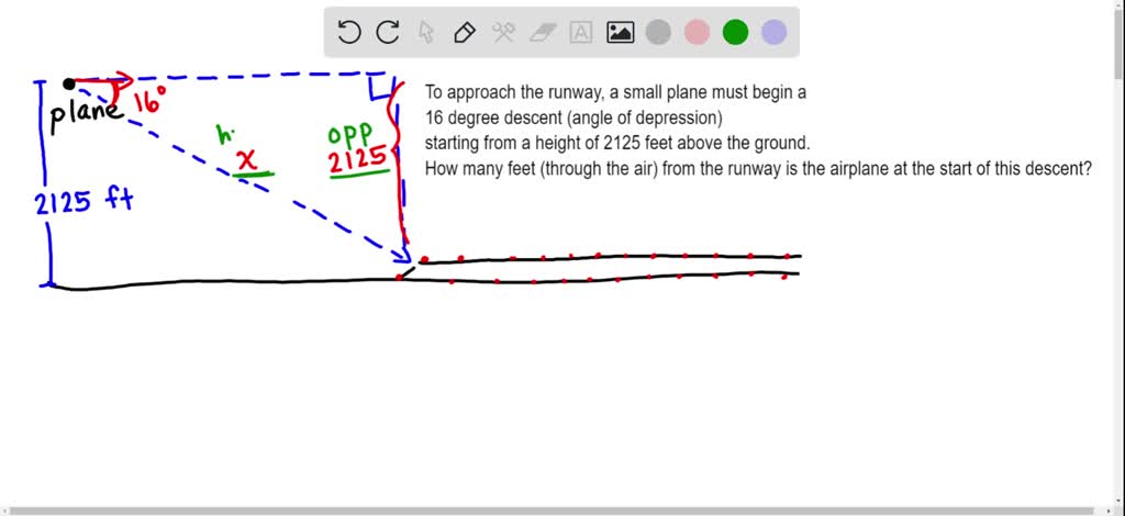 SOLVED: 7 . To approach the runway; a small plane must begin a 160 ...