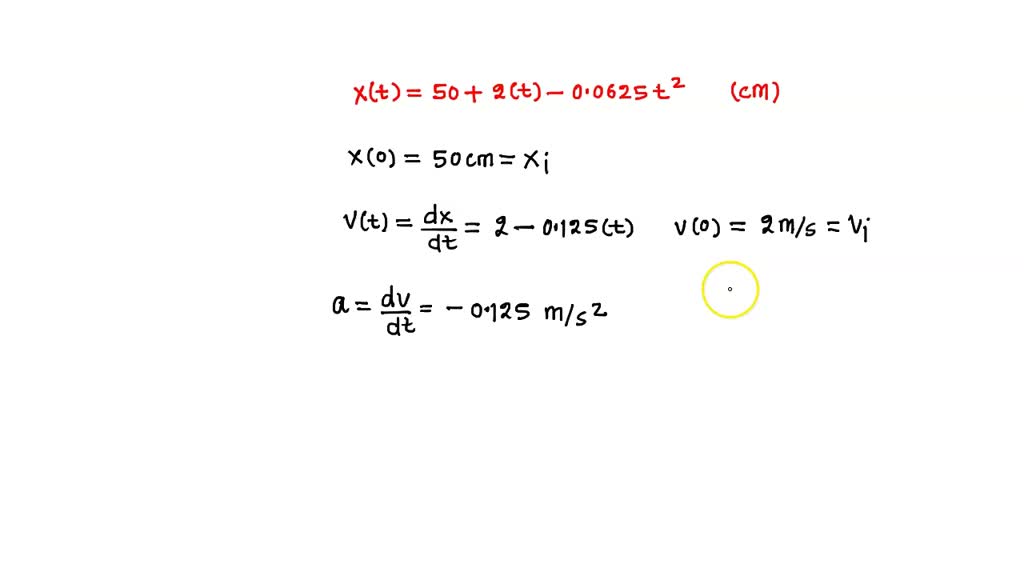 SOLVED: A turtle crawls along a straight line, which we will call the x ...