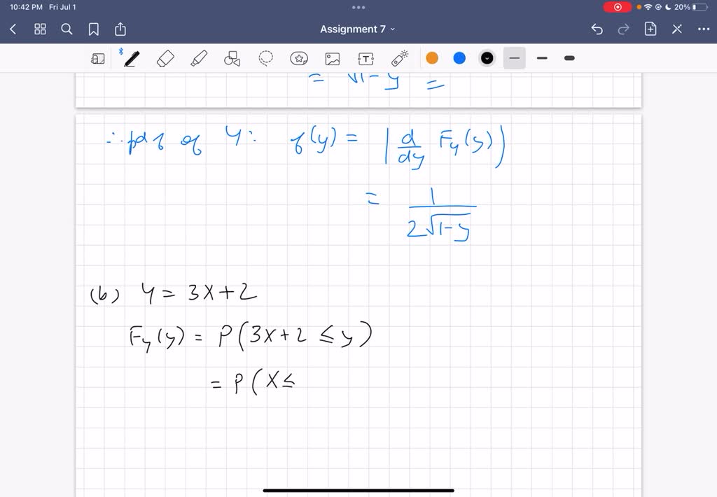 SOLVED: Suppose that the p.d.f of a random variable X is as follows: 0