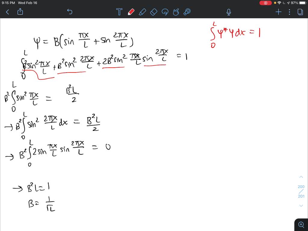 SOLVED: Quantum mechanics As noted in Exercise 8 , a linear combination ...