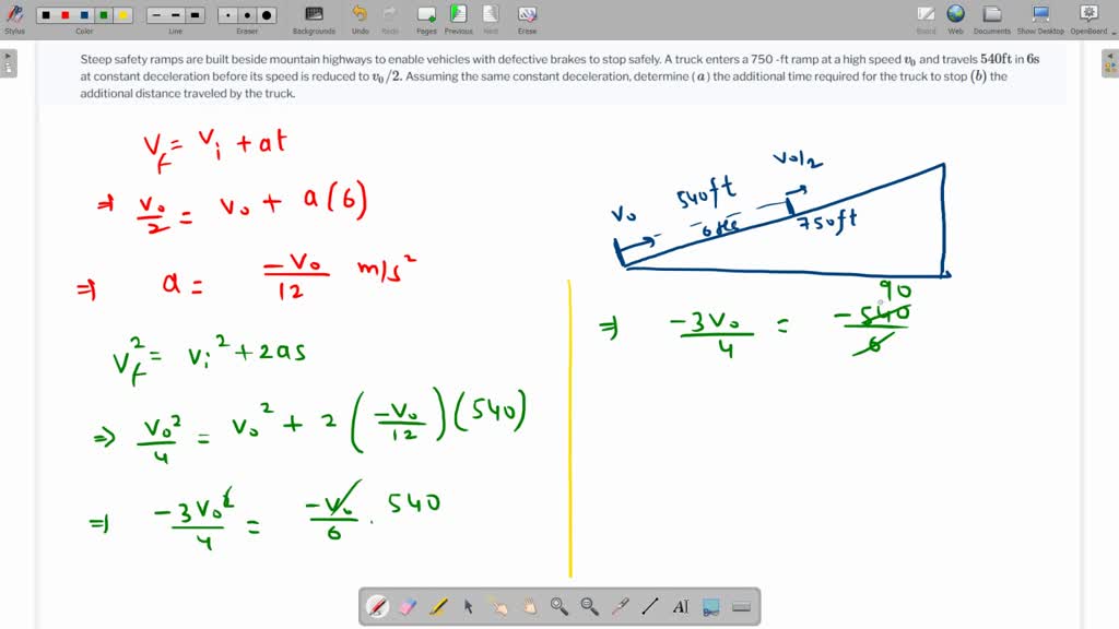SOLVED:Steep safety ramps are built beside mountain highways to enable ...