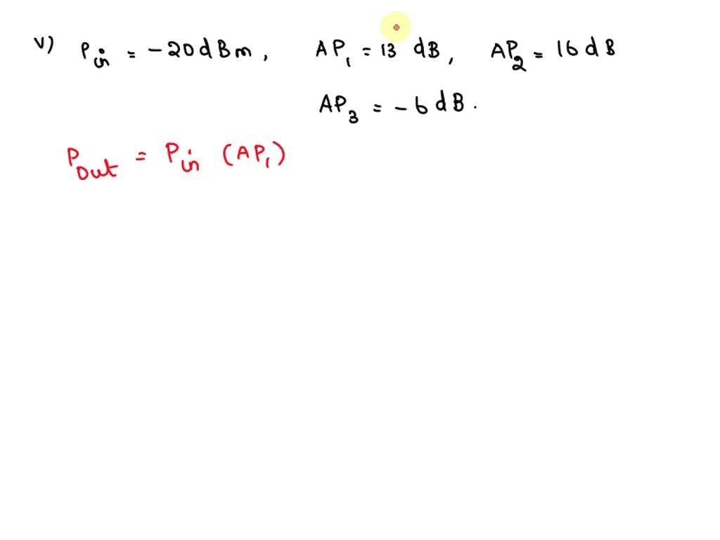 SOLVED: Question 1: Solve the following questions: i. Convert absolute power ratio of 200 to a ...