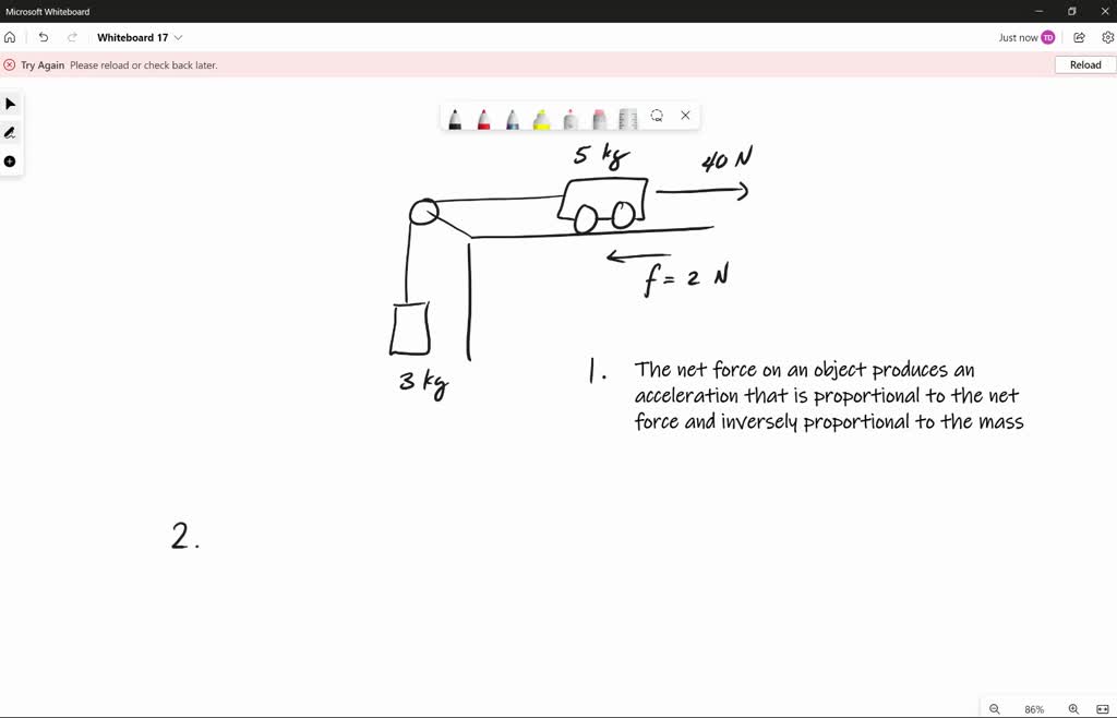 SOLVED: QUESTION 4 [28] In the sketch below, a trolley of mass 5 kg is ...