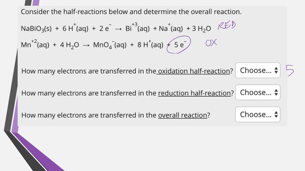 SOLVED: The following half-reaction is unbalanced: MnO4 (aq) MnOz(aq ...