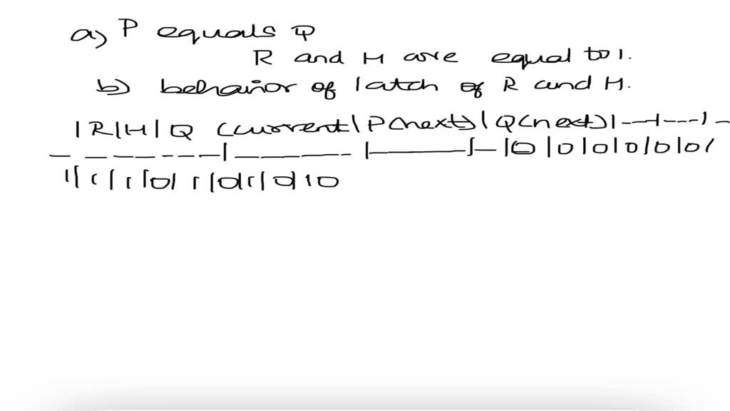 SOLVED: A latch can be constructed from an OR gate, an AND gate, and an ...