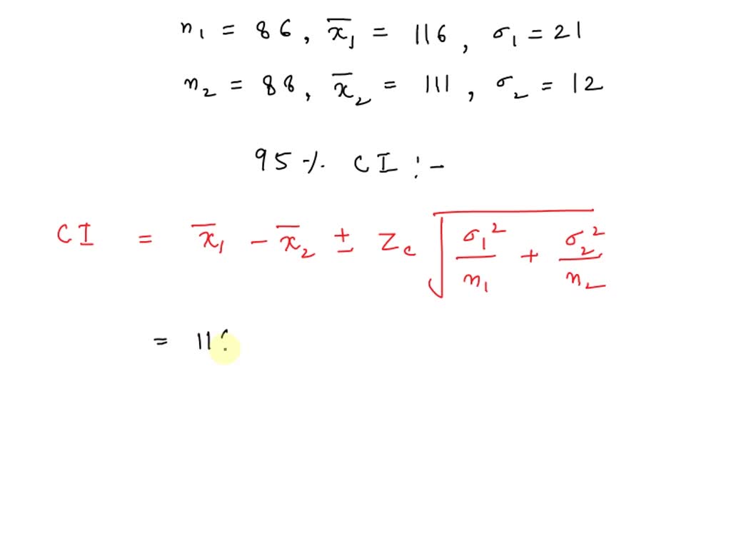 SOLVED: (14 points) Construct 95% simultancous confidence intervals for ... SOLVED: (14 points) Construct 95% simultancous confidence intervals for ...