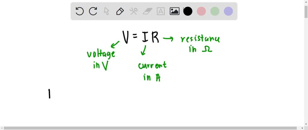 SOLVED: There is a voltage drop or IR drop across a resistor, caused by ...