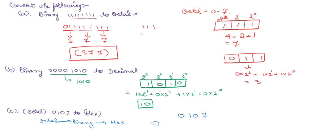 VIDEO solution: Complete the chart BINARY DECIMAL HEXADECIMAL 0000 0001 ...