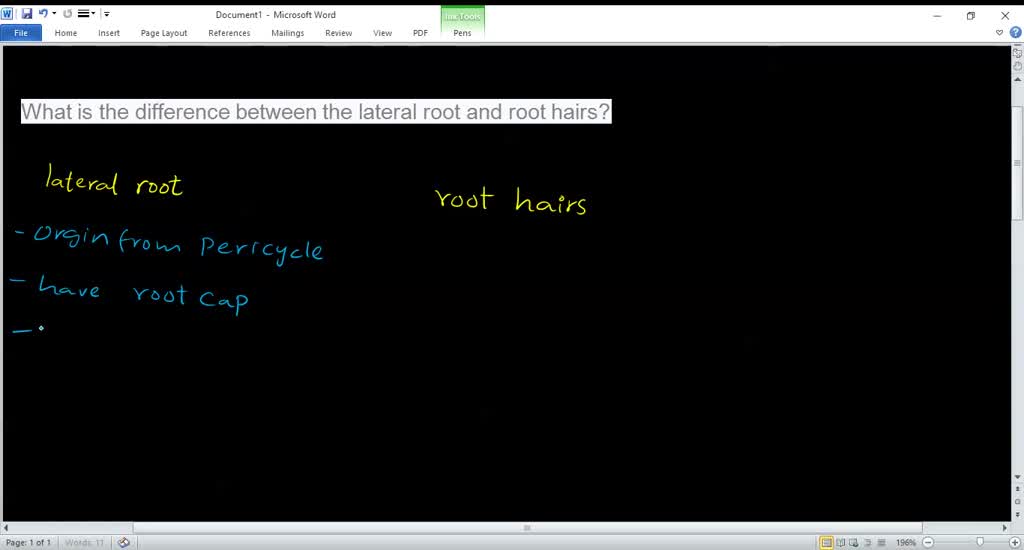 SOLVED: Distinguish between a tiny root and a root hair. What is the ... SOLVED: Distinguish between a tiny root and a root hair. What is the ...