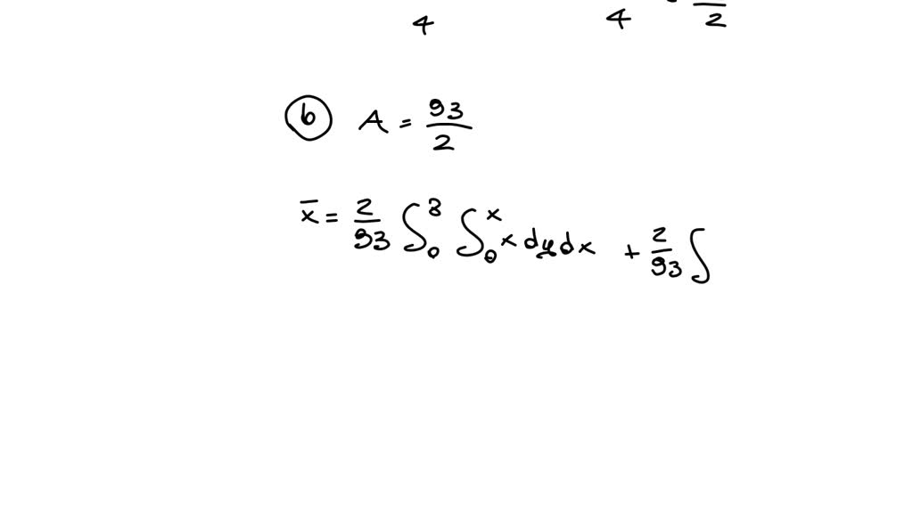 SOLVED: Centroid with double integral Use a double integral to find the ...