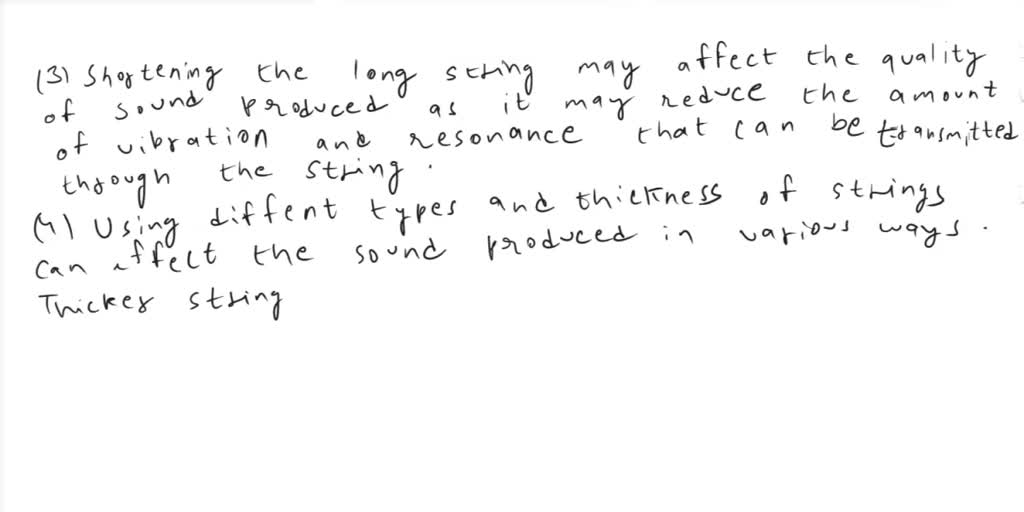 SOLVED: 3. Try to shorten the long string and talk once again with one ...