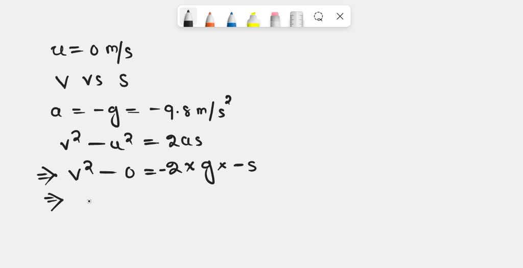 SOLVED: 'A body is dropped from rest. Its velocity varies with ...
