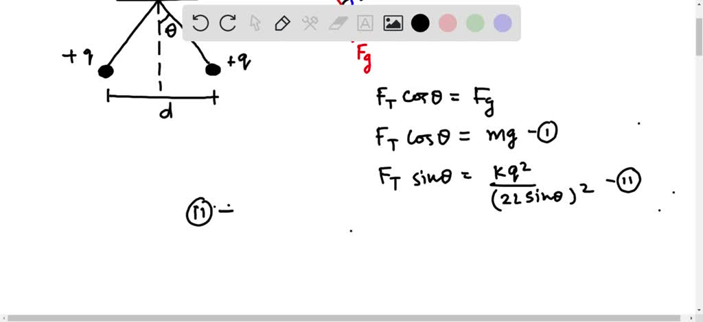 SOLVED: two identical small charged spheres, each of having mass of 3. ... SOLVED: two identical small charged spheres, each of having mass of 3. ...