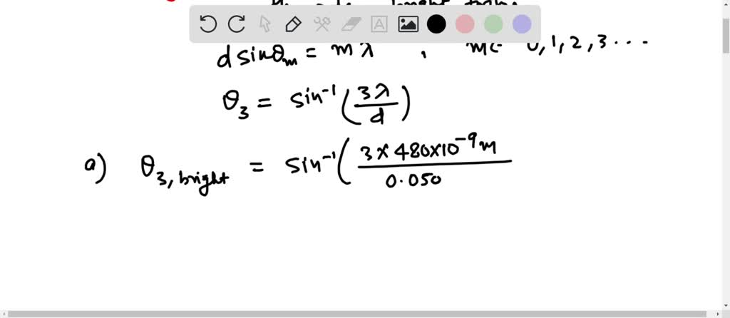 SOLVED: A double-slit experiment is done in the usual way with 480-nm ...