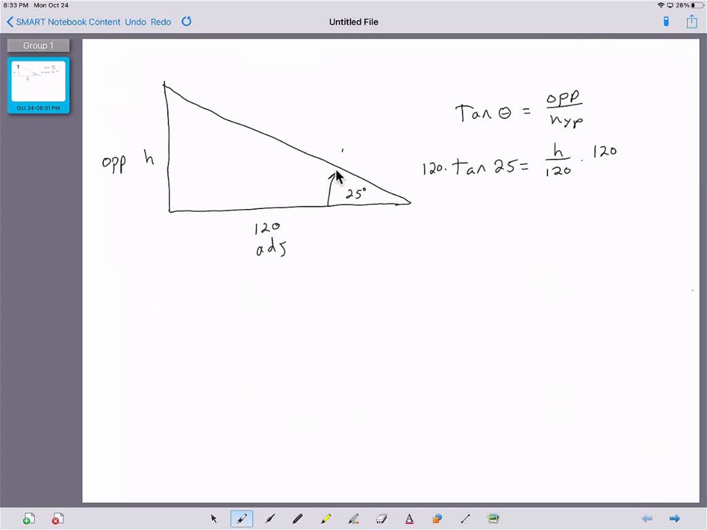 SOLVED: A tree is observed on the opposite bank of a river. At a point ...