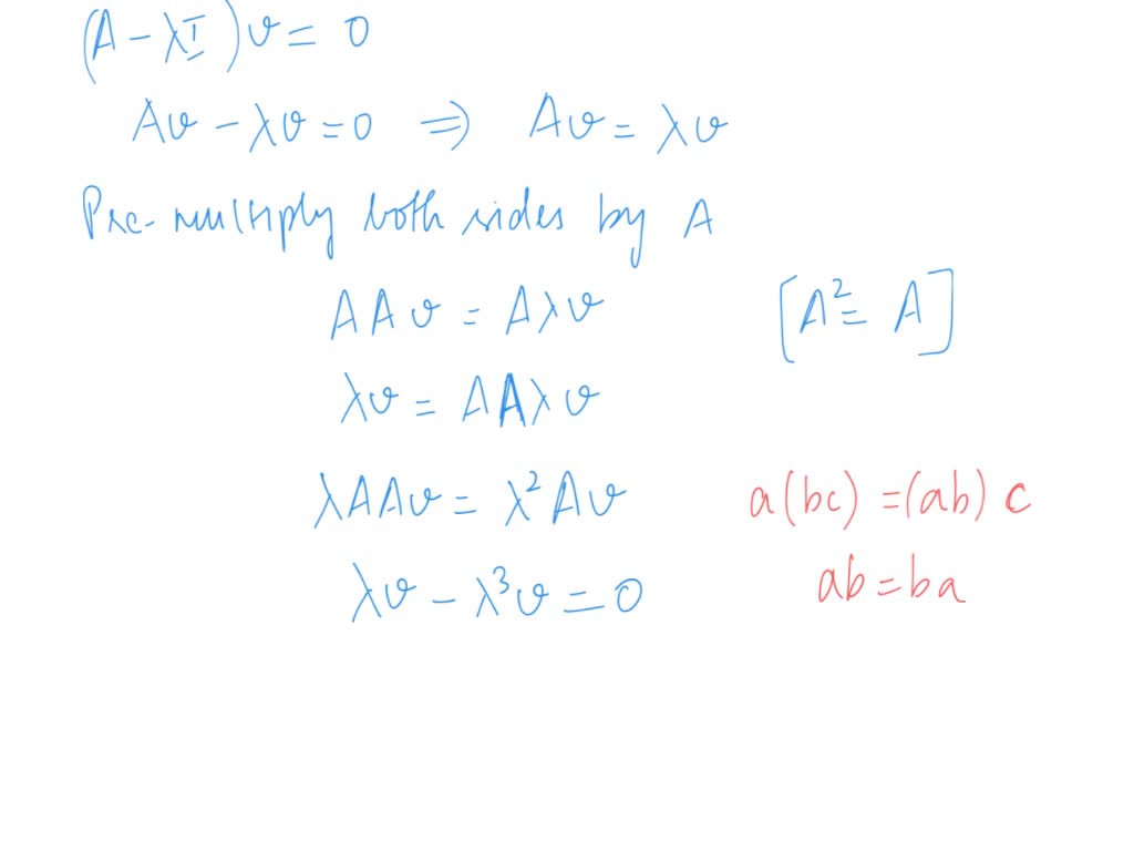 Solved A Show That The Eigenvalues Of A Truangumar Matrix Are The Diagonal Elements Of A