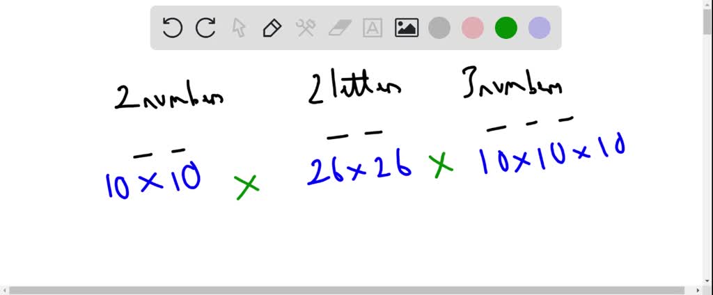 Standard automobile license plates in a country display 2 numbers ...