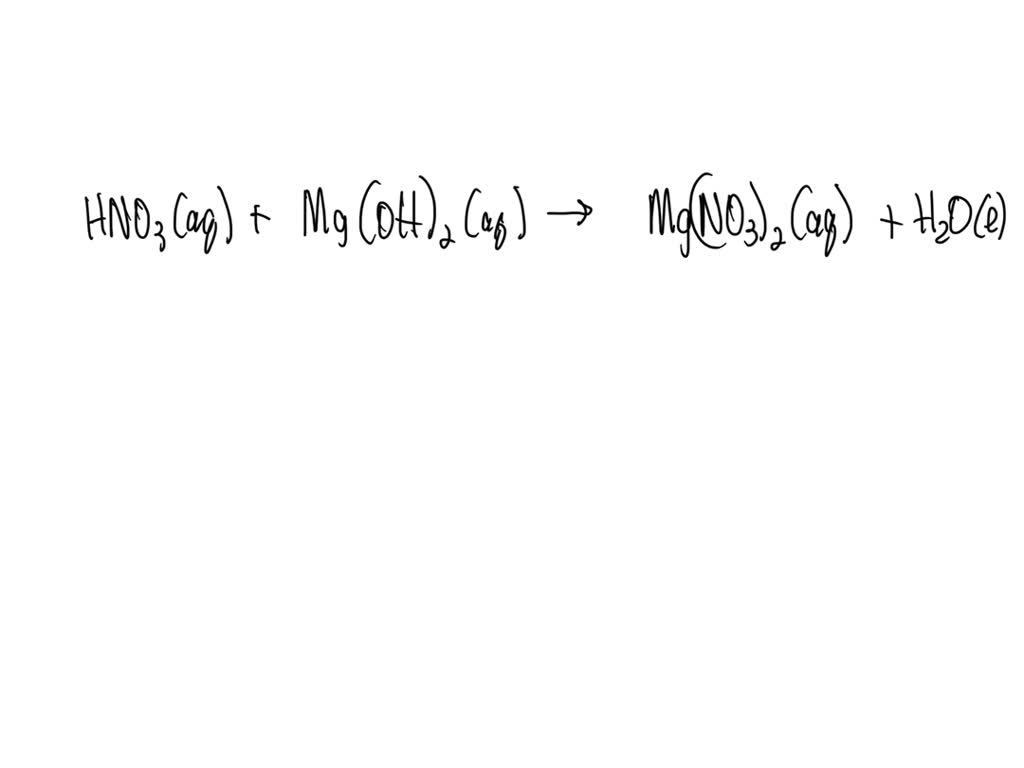 SOLVED: Enter balanced molecular equation for the reaction between ...