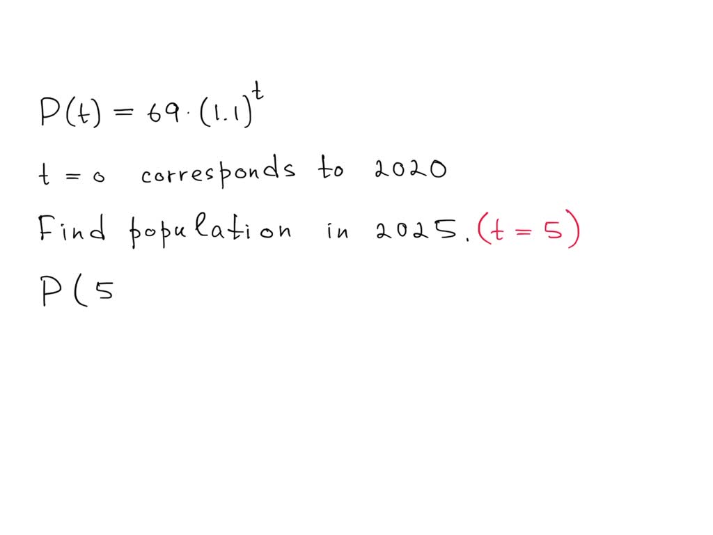 SOLVED: Year 2 6 8 10 Population 11,743 12,018 12.264 12,468 12,637 ...