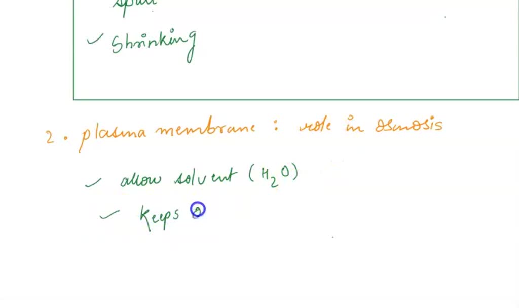 SOLVED: 2. Explain how serum osmotic pressure affects net movement of ...