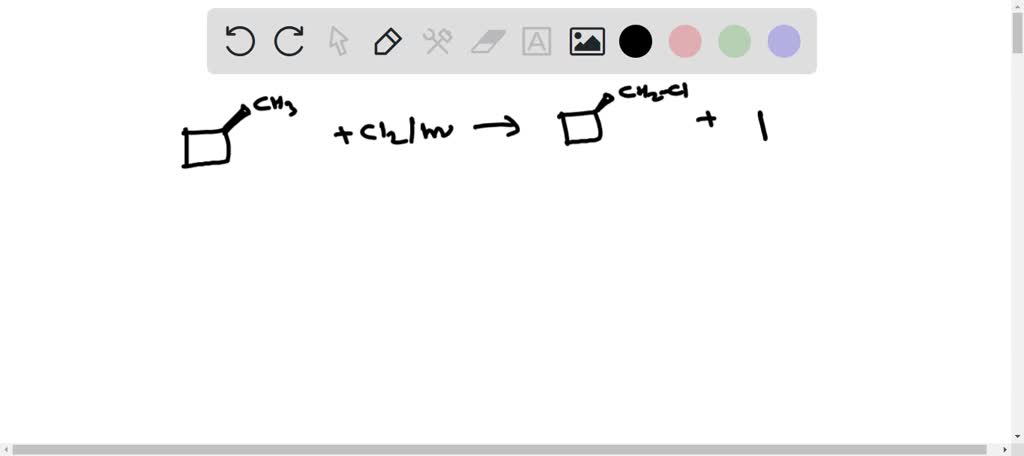 SOLVED: Draw all possible monochlorination products from the following ...