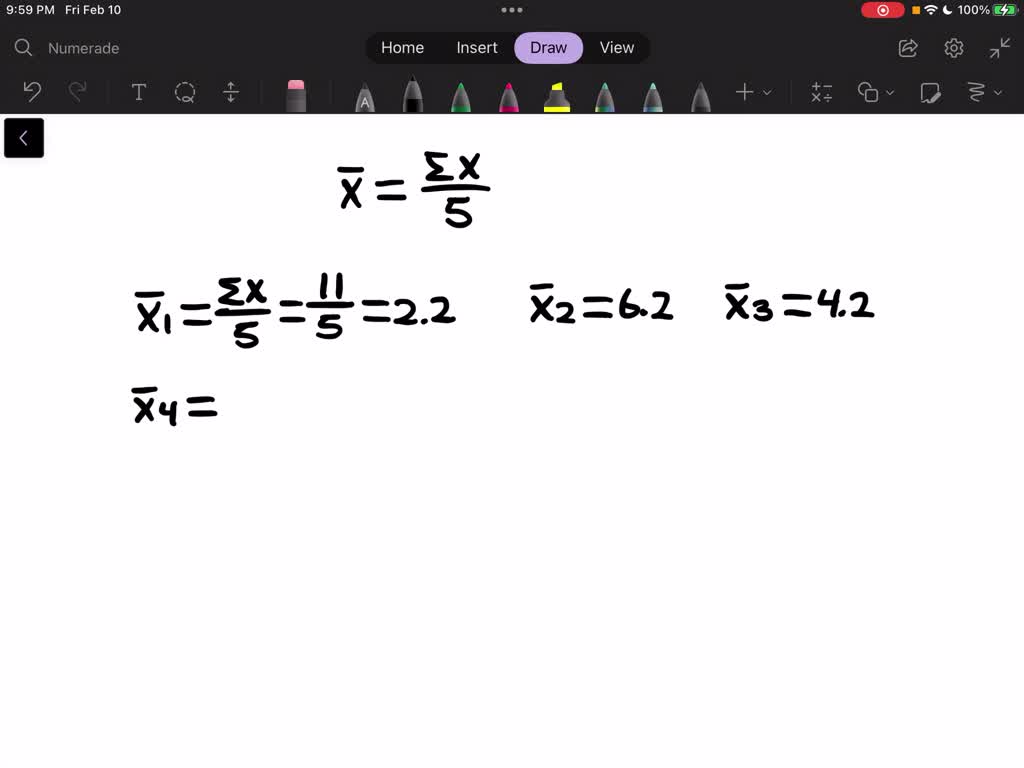 Solved Assume That 10 Random Samples Of Five Values Are Selected From Table Of Random Numbers 0239