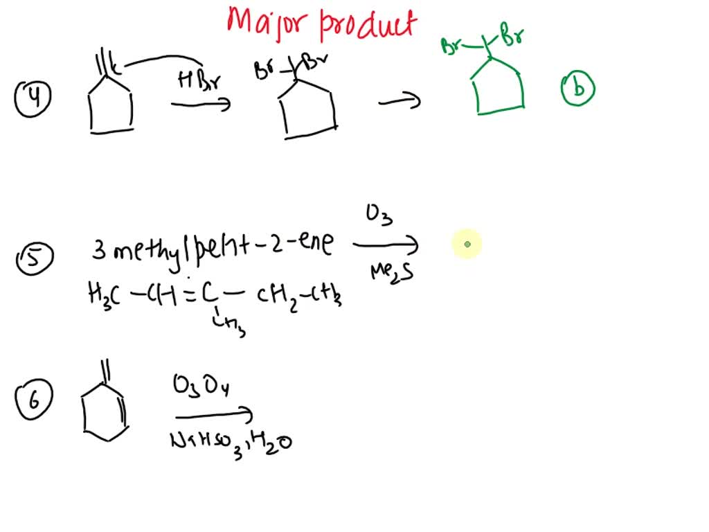 SOLVED: What is the major product of the following reaction? HBr (*s ...