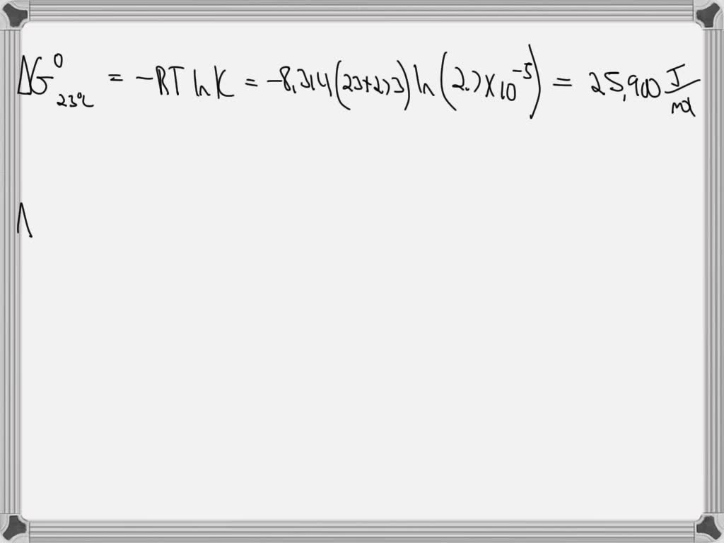 SOLVED: 2. Explain the signs of ΔG, ΔH°, and ΔS° and also what these ...