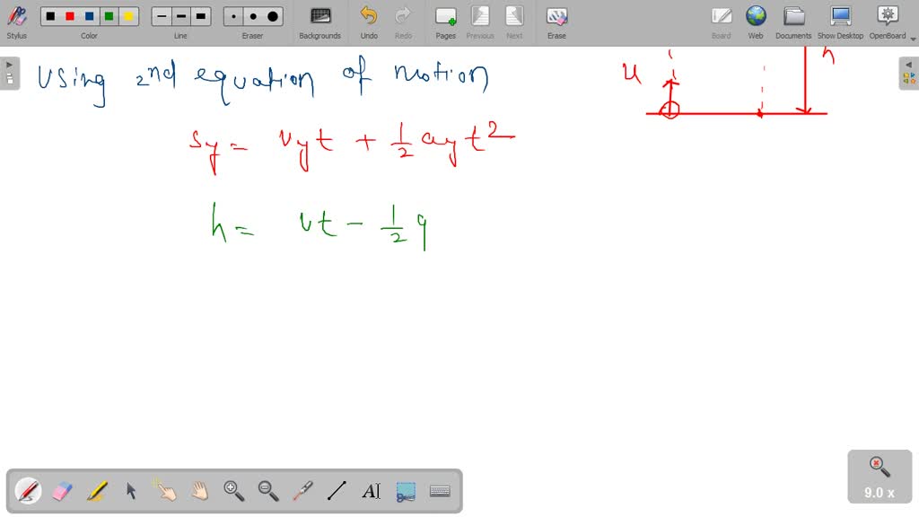 SOLVED: A cannon shell is fired straight up from the ground at an ...