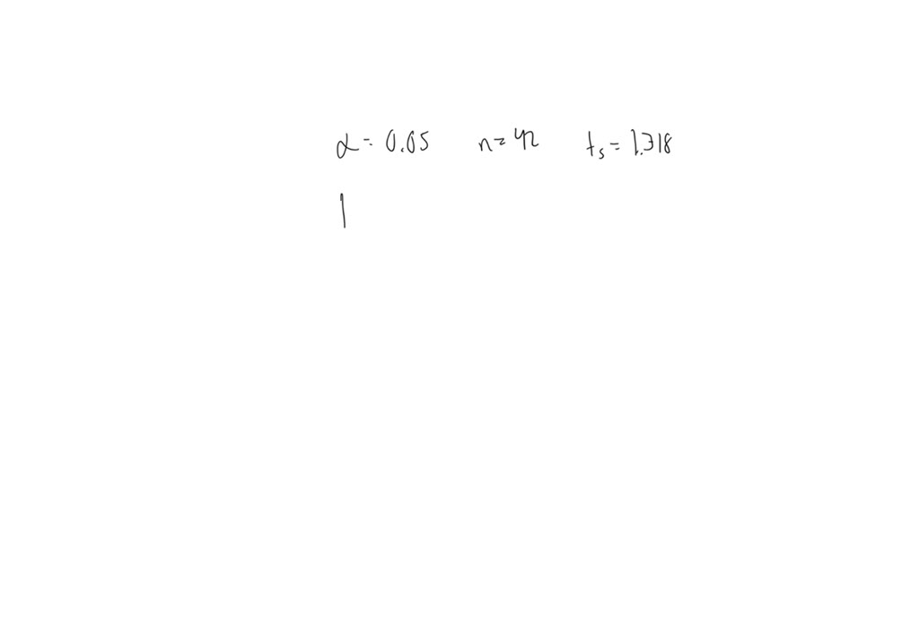 solved-in-doing-a-right-tailed-t-test-at-the-5-significance-level