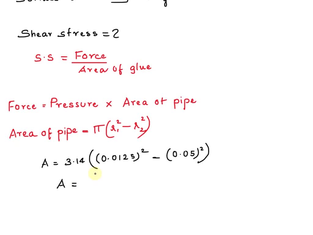 SOLVED: The end of a pipe is capped with a reducer as shown below. If ...