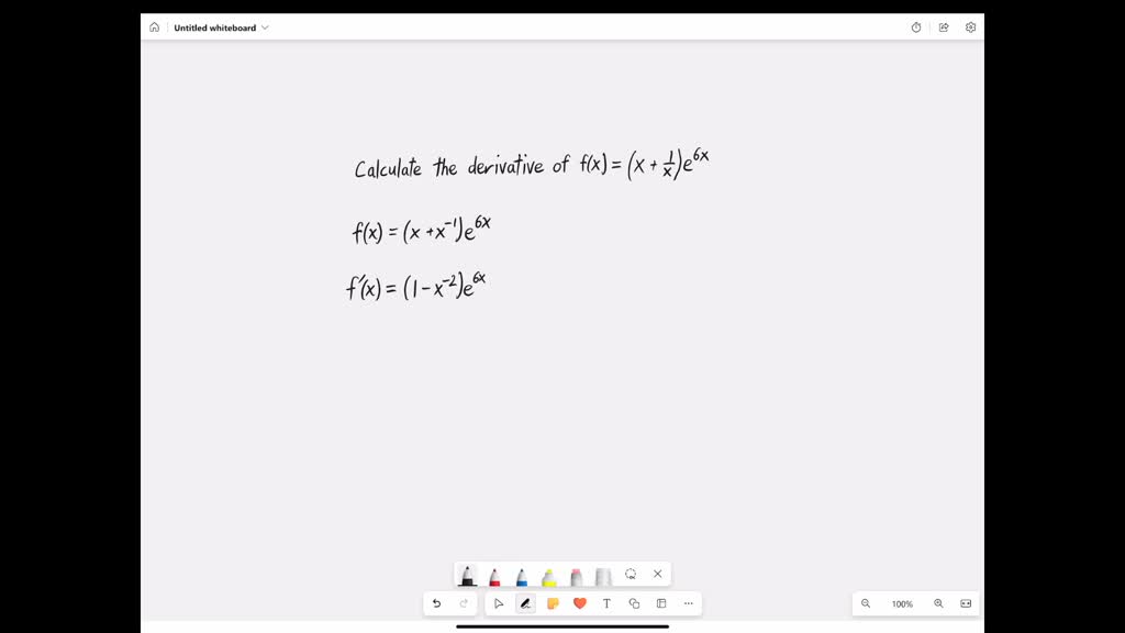 SOLVED: Differentiate the following function. f left parenthesis x right parenthesis equals left ...
