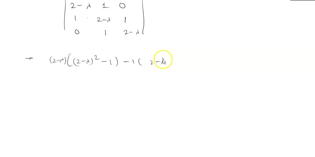 SOLVED: Using the eigen properties, we can do matrix diagonalization. If matrix S represents the ...