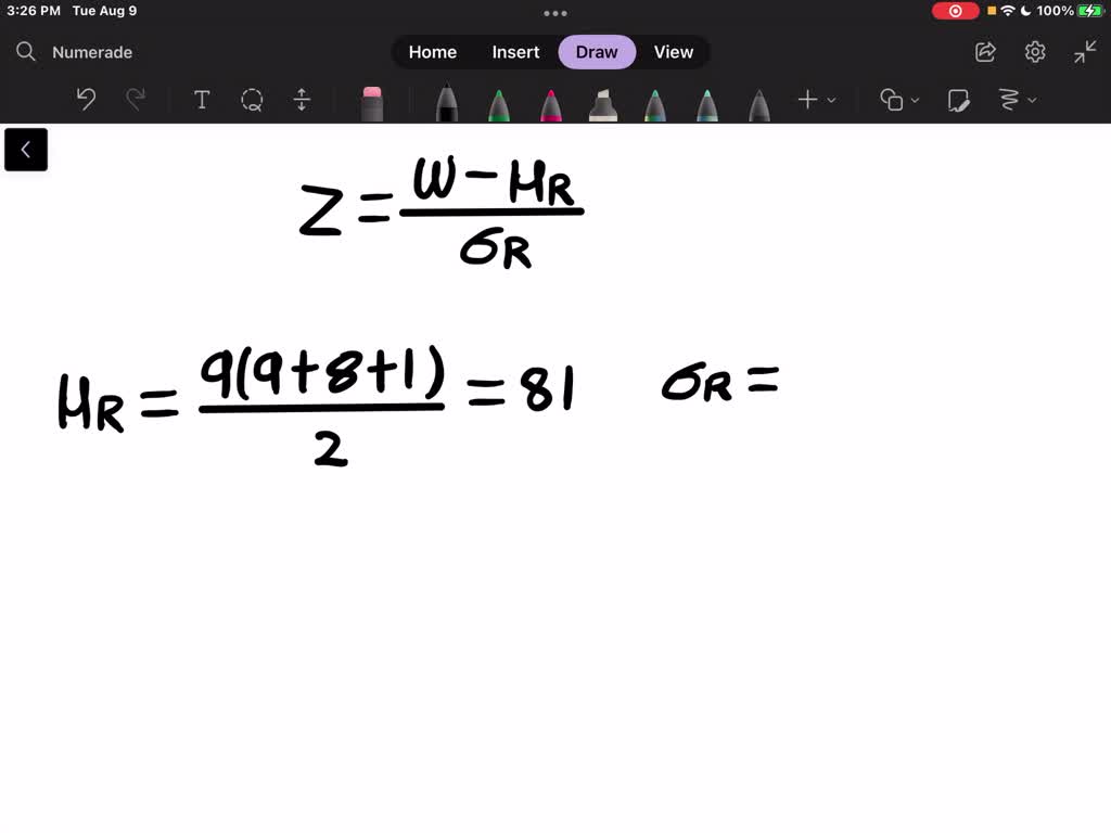SOLVED: Consider the two-sample Wilcoxon rank sum situation with sample ...