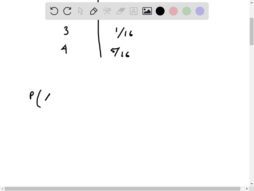 SOLVED: The table below shows a probability density function for the discrete random variable X ...