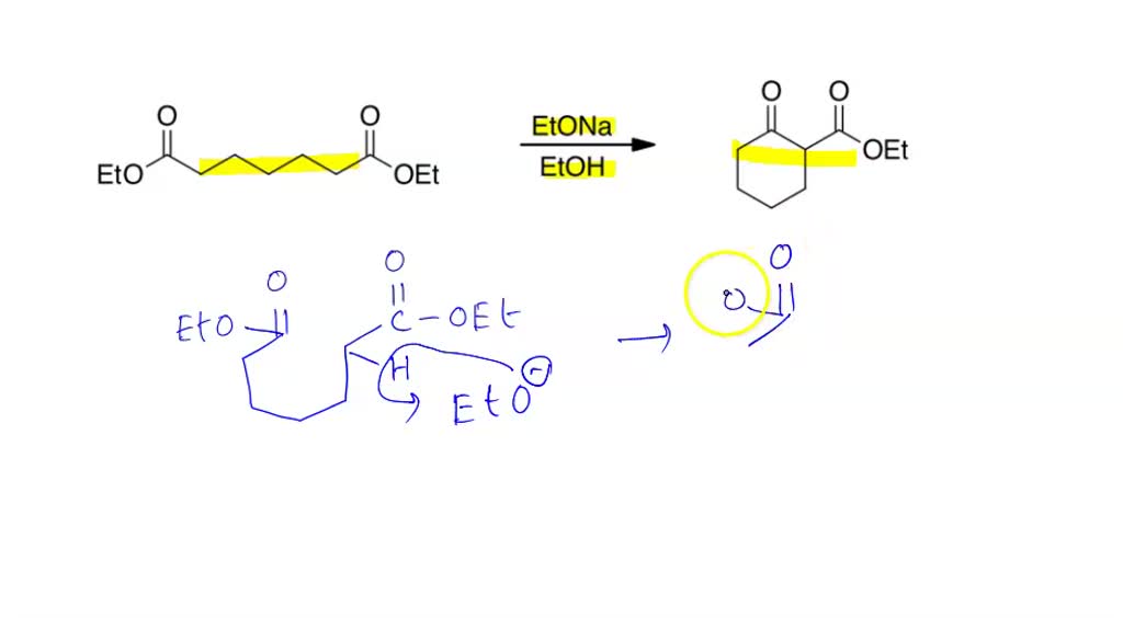 SOLVED: Give a full mechanism for the following transformation: EtONa ...