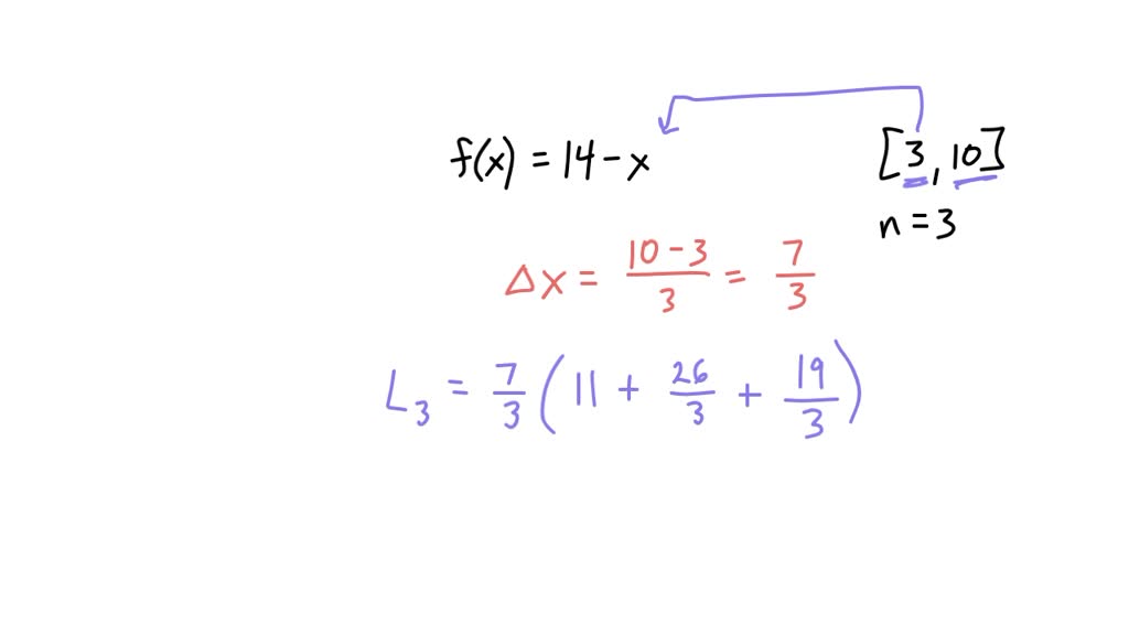 Use the left and right endpoints and the given number of rectangles to find two approximations ...