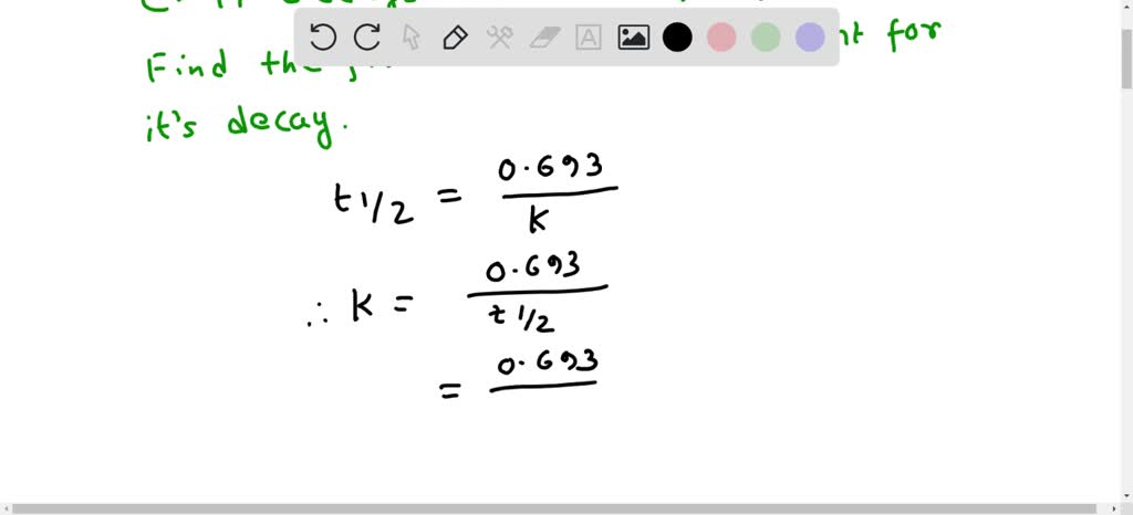 SOLVED: Carbon-14 is a radioactive isotope that decays with a half-life ...