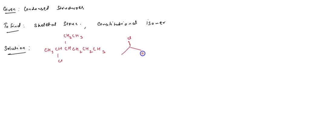 Solved Draw Skeletal Bond Line Structures For All Of The Constitutional Isomers Of C3h8o
