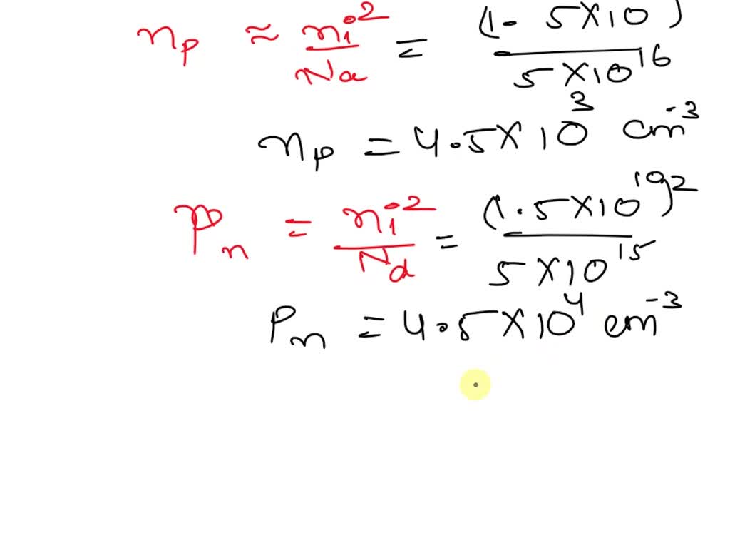 SOLVED: The impurity doping concentration in a silicon p-n junction at ...
