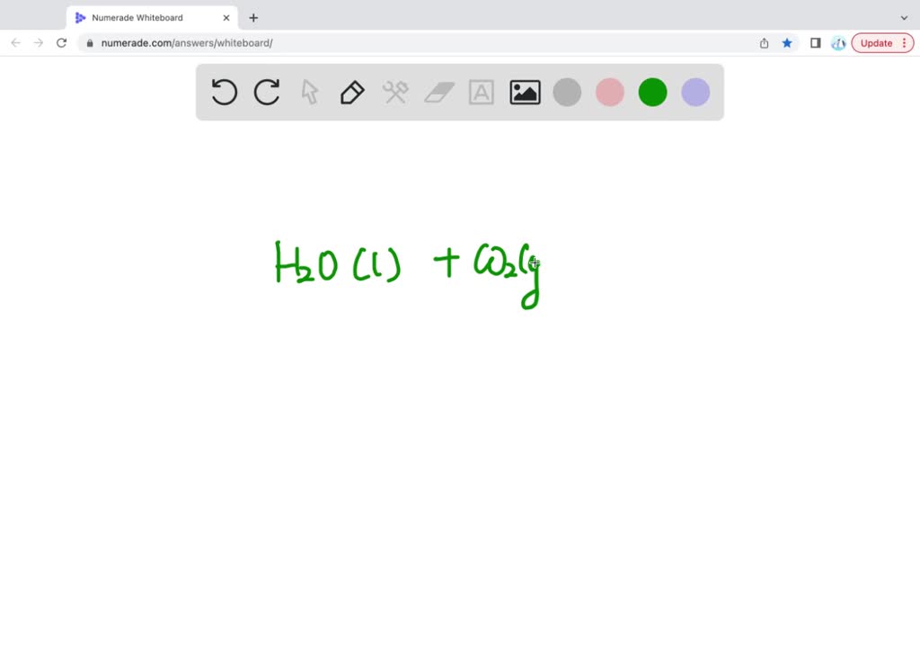 SOLVED: CO2(g) + H2O(l) â†’ H2CO3(aq)