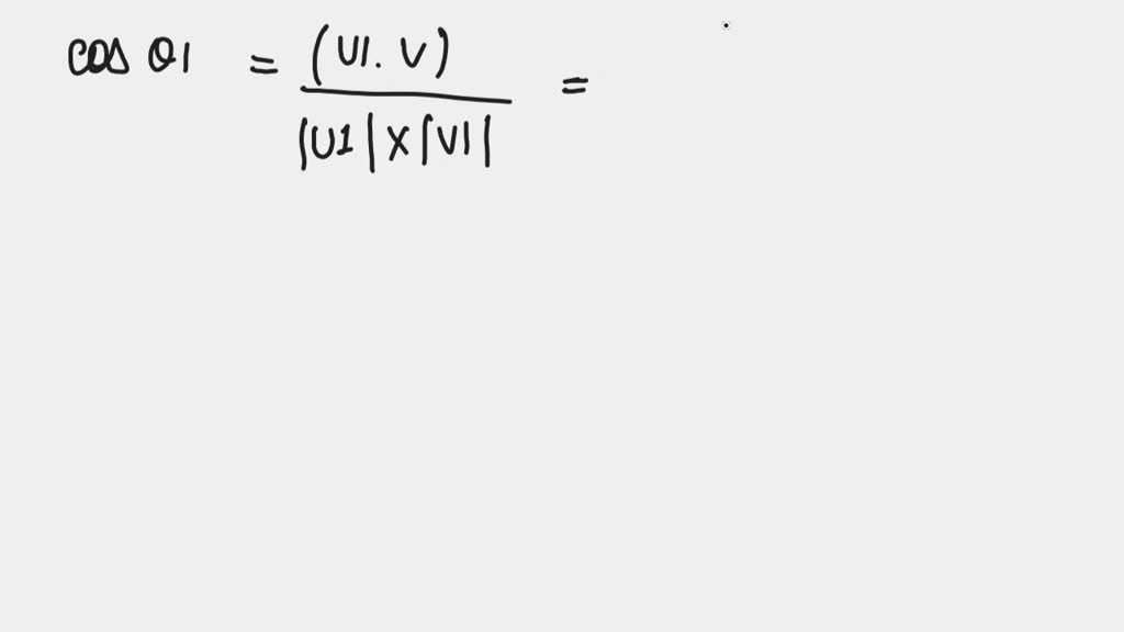 Solved Find Two Unit Vectors That Make An Angle Of 60 ∘ With V 3 4
