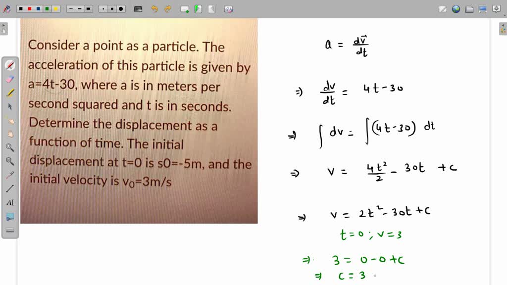 SOLVED:The displacement of a object is given by the formula s(t) + 4t + 16 where s(t) is (3t-10 ...