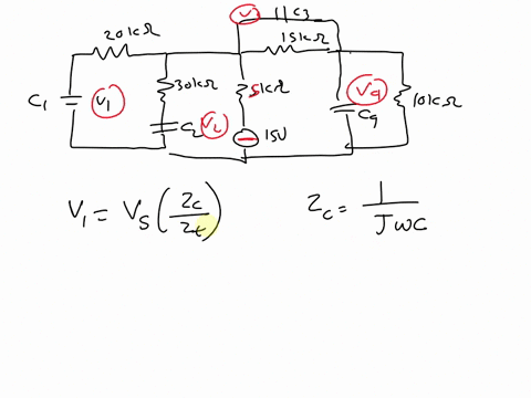 3.16 Determine voltages v1 through v3 in the circuit of Fig. 3.65 using nodal analysis.