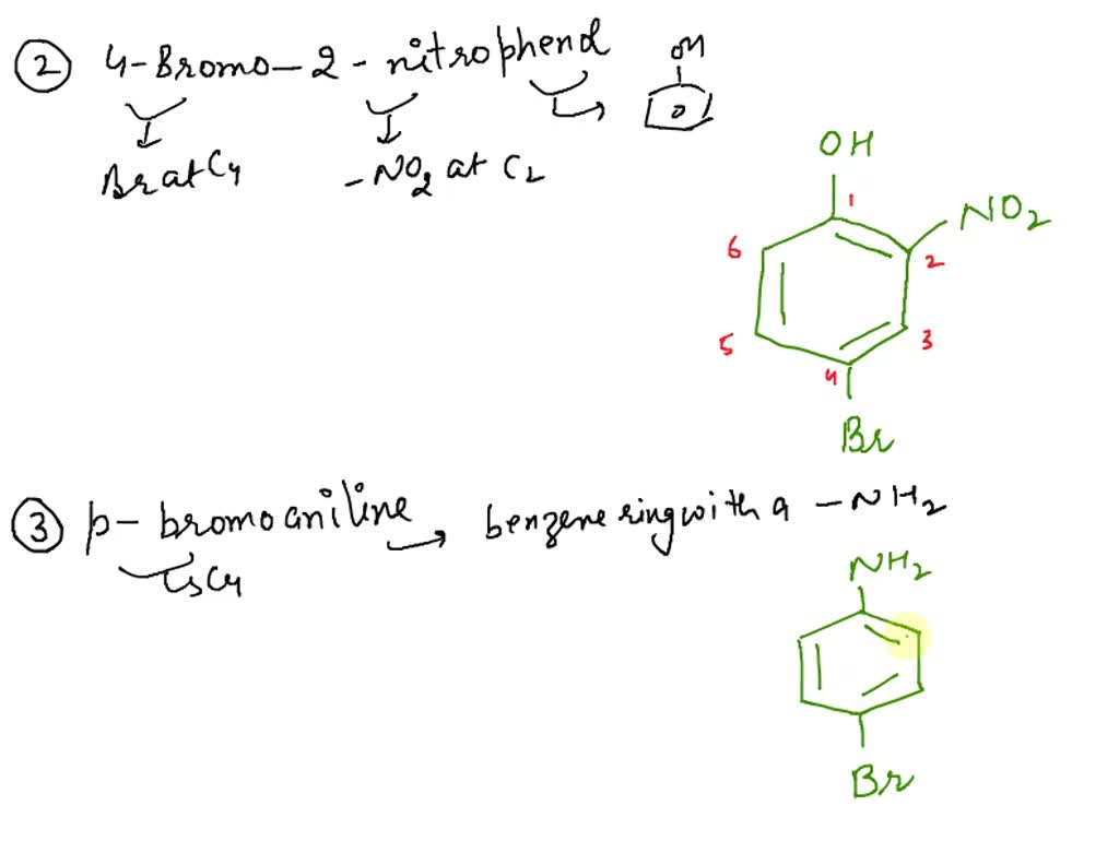 SOLVED: 2) Draw the structure of the following compounds: @ 2-bromo-3 ...
